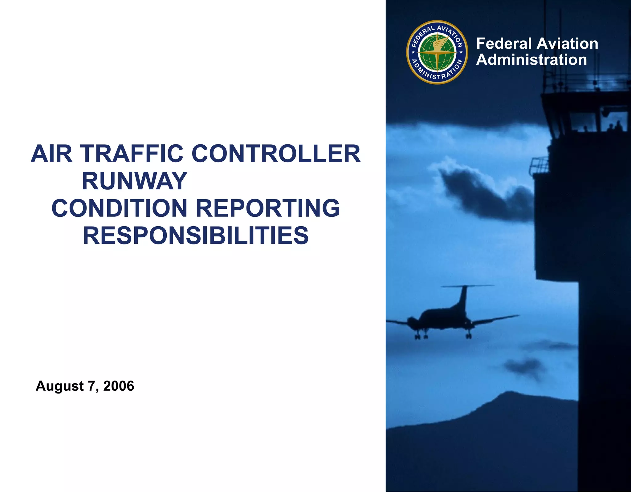 Runway Condition Reporting | PPT