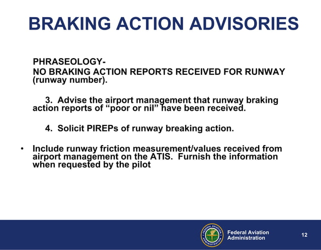 Runway Condition Reporting | PPT | Air Travel | Travel Type