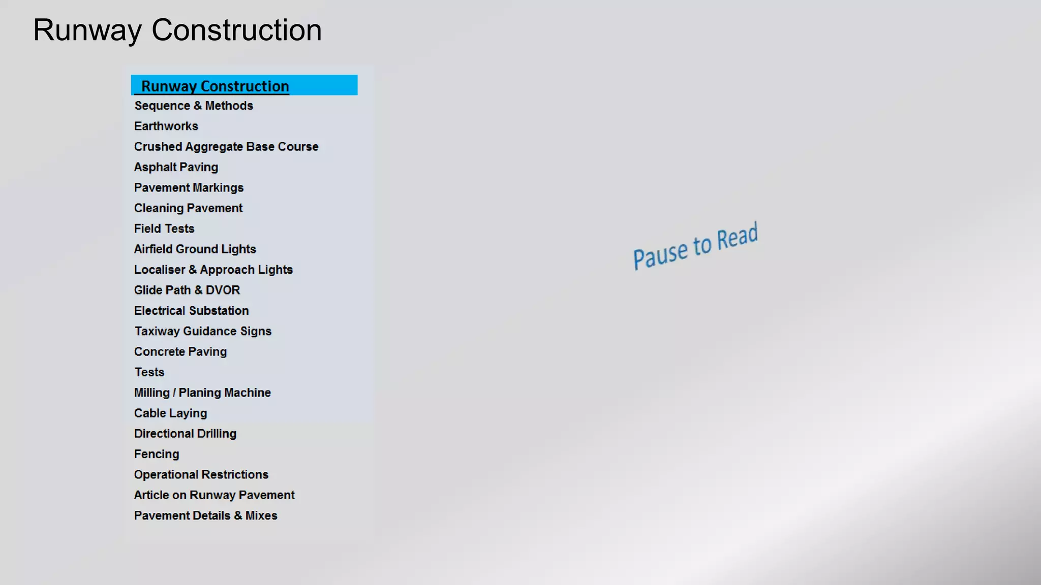 Runway Construction Project Execution Plan | PDF