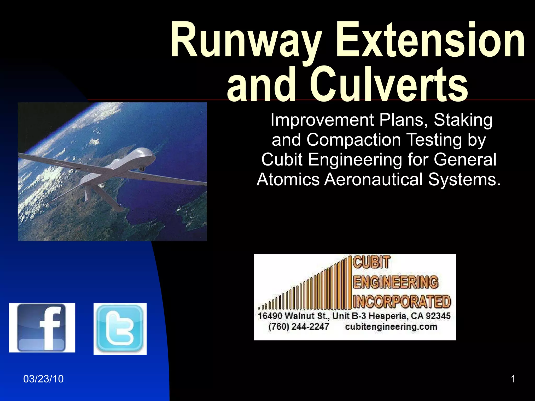 Runway Extension And Culverts | PPT | Air Travel | Travel Type