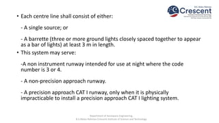 Runway lightings | PPTX