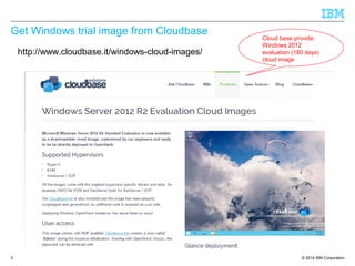 Run windows vm on bluemix | PPT