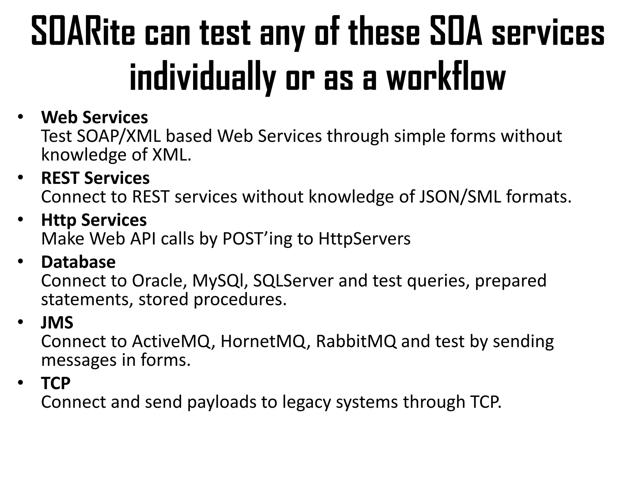 SOA testing tools | PPT