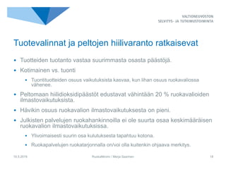 Merja Saarinen: Ruokaminimi-hanke | PPT