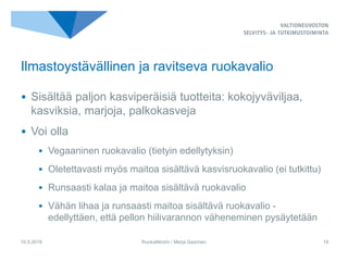 Merja Saarinen: Ruokaminimi-hanke | PPT