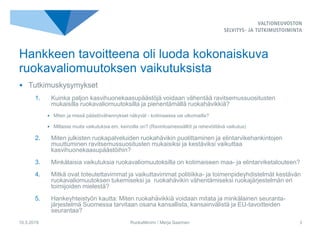 Merja Saarinen: Ruokaminimi-hanke | PPT