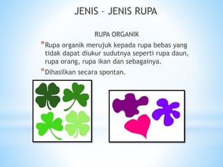 PENDIDIKAN SENI TINGKATAN 1 RUPA | PPTX