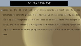 Mix design and mechanical properties of self compacting light weight ...