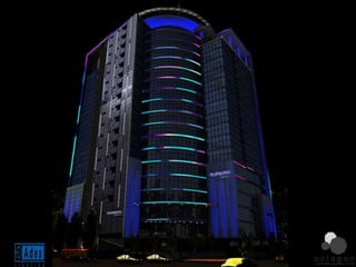 Façade Lighting at Rupayon Trade Center, Dhaka, Bangladesh. | PPSX