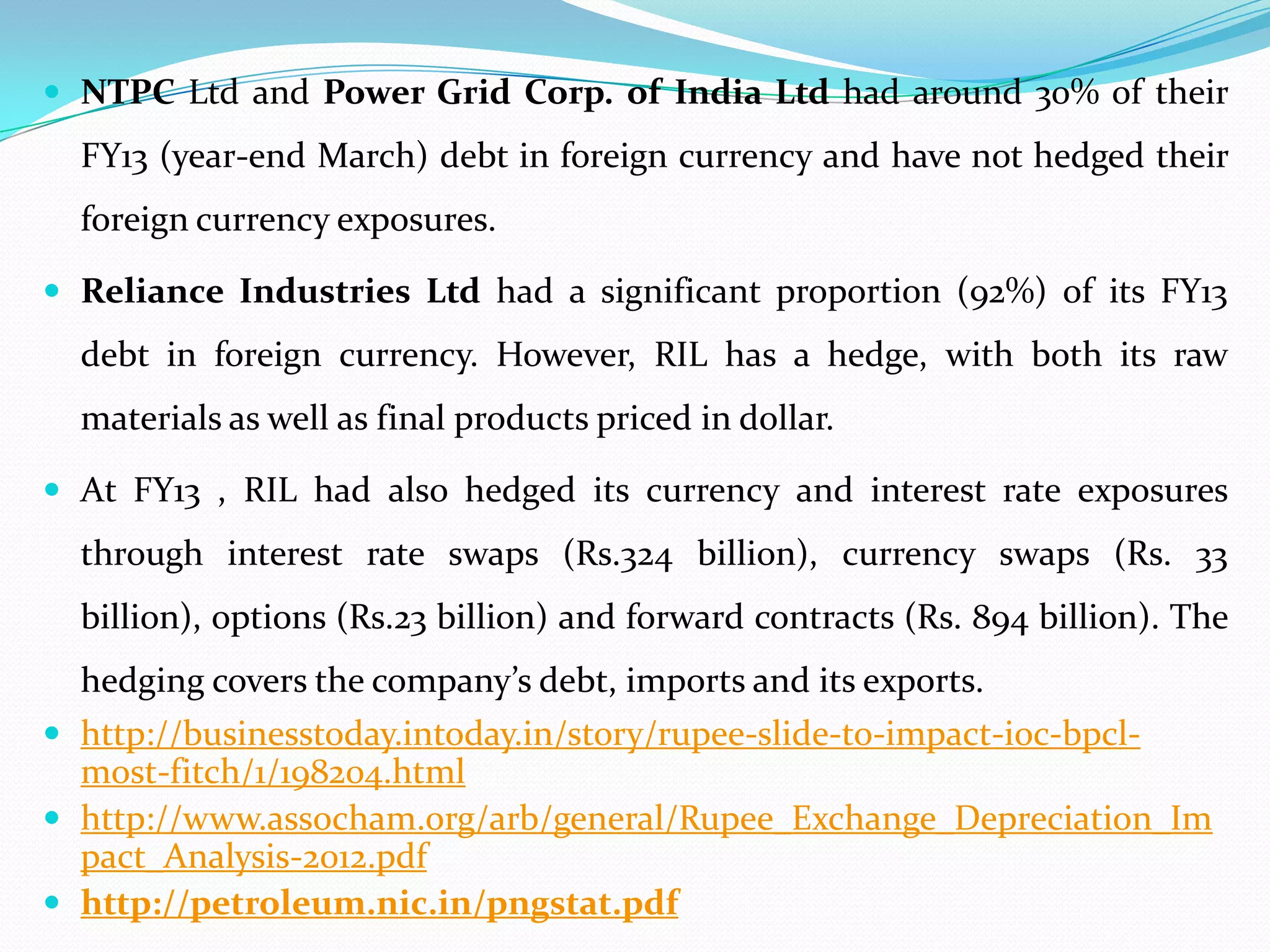 Rupee depreciation and its impact on indian industries- using ...