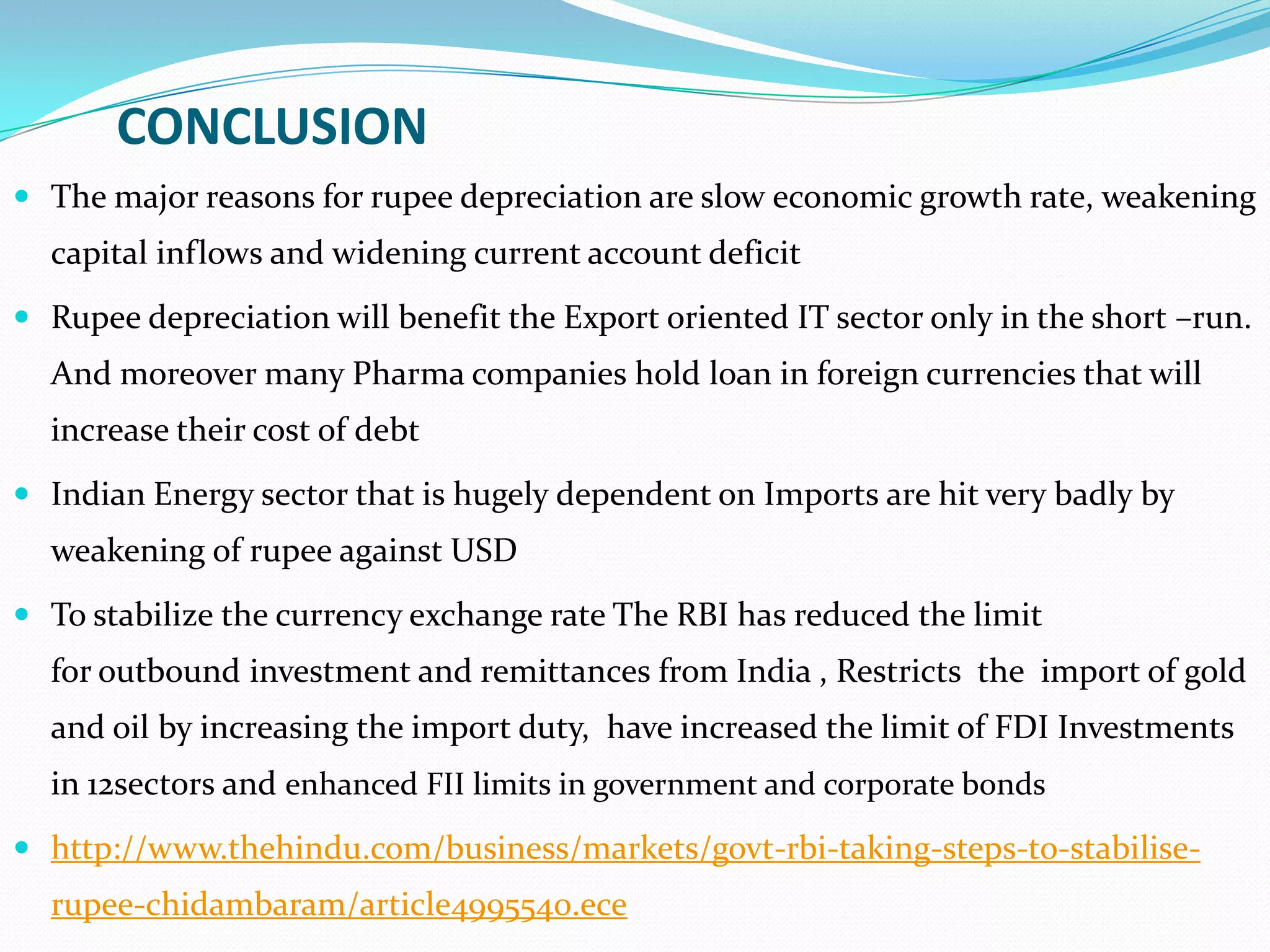 Rupee depreciation and its impact on indian industries- using ...