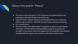 Rupert Brooke | PPTX