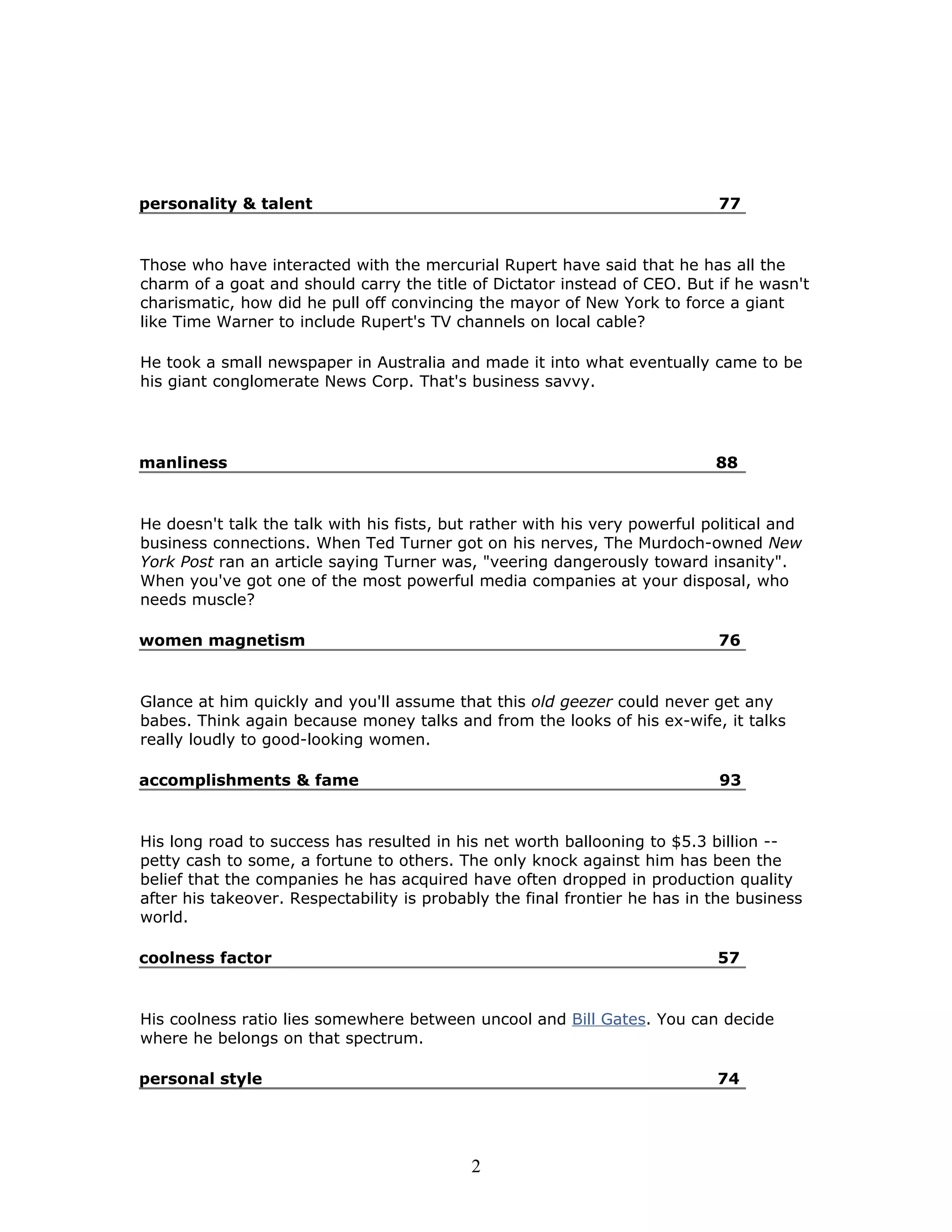 Rupert murdoch | DOC