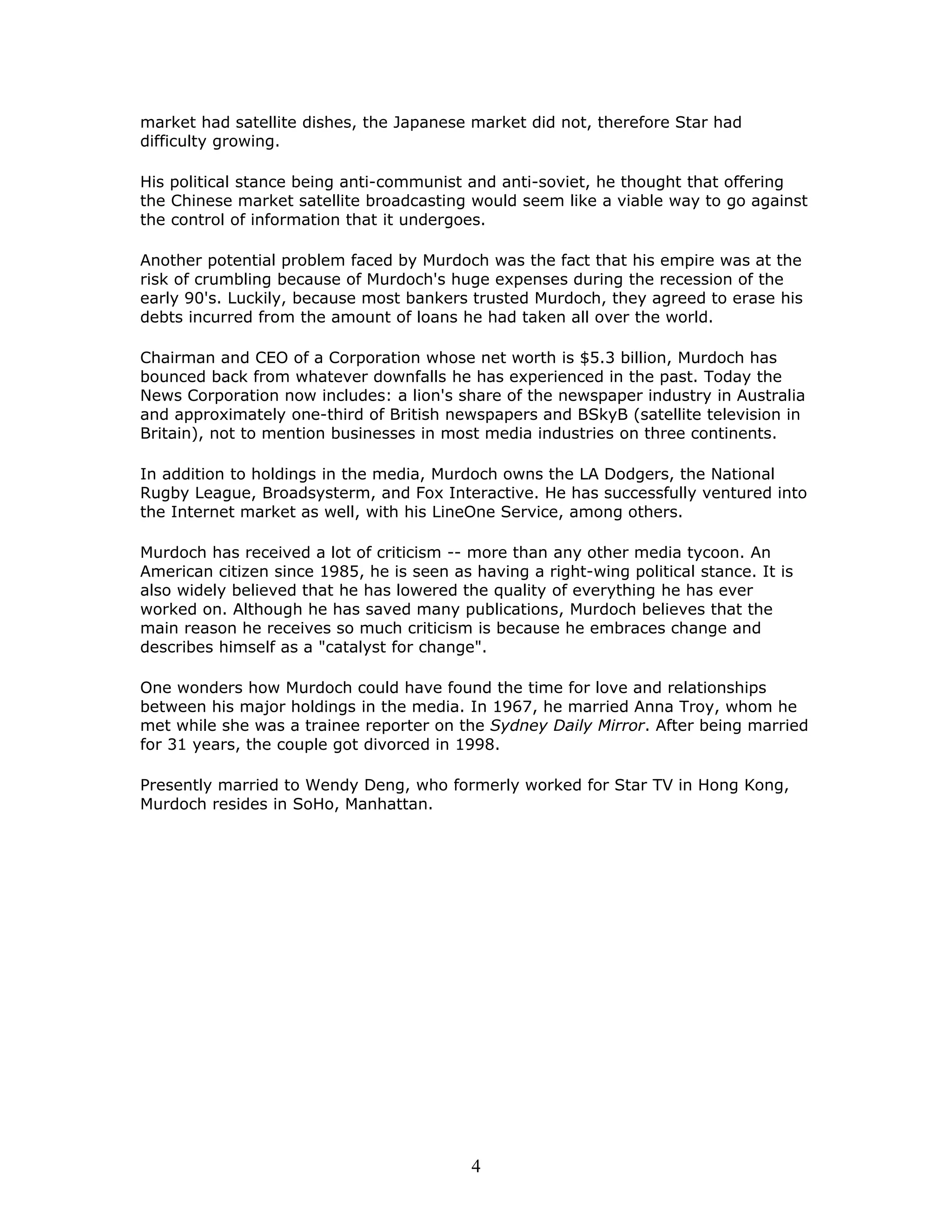 Rupert murdoch | DOC