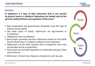 Introduction to Debentures | PPTX