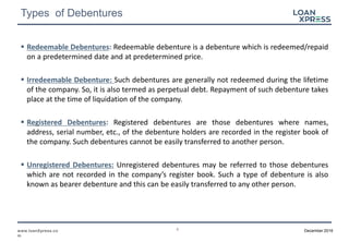 Introduction to Debentures | PPTX