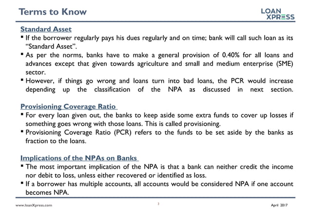 Introduction to NPAs | PPT