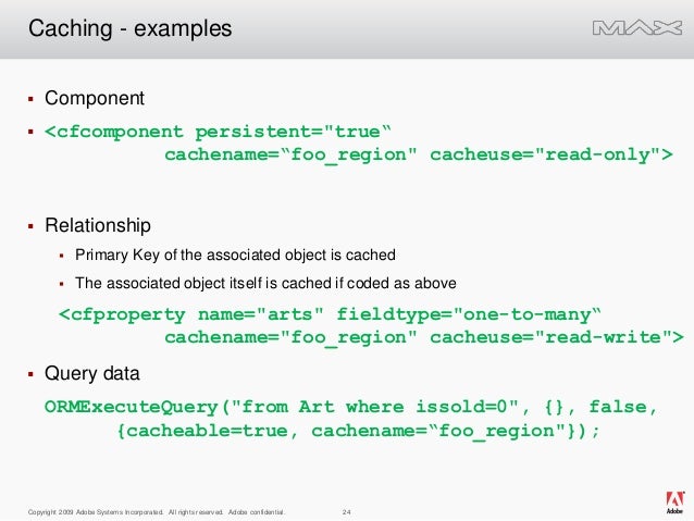 ColdFusion ORM - Advanced : Adobe Max 2009