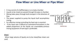 Liquid mixing | PPTX
