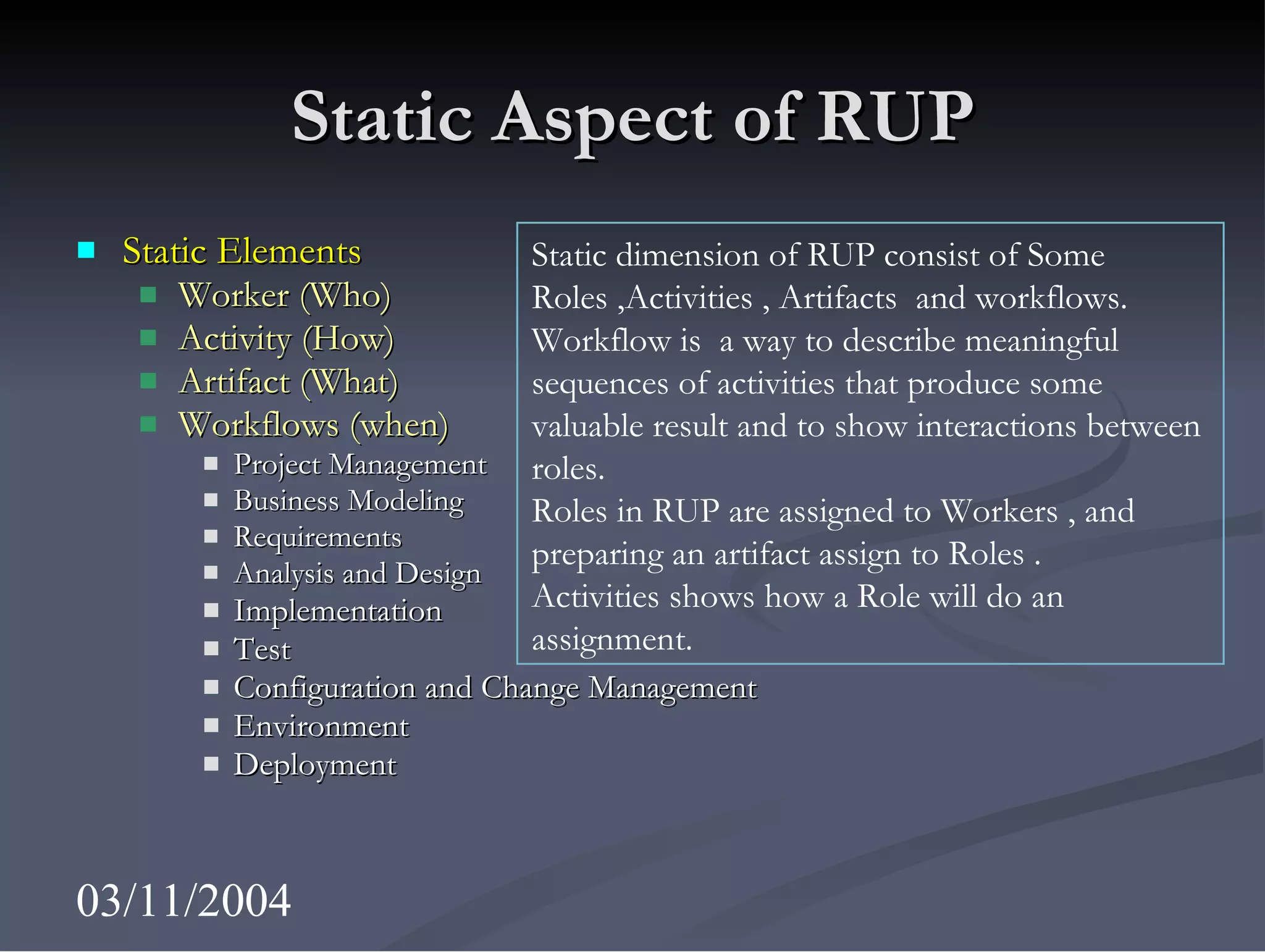 An Overview of RUP methodology | PPT