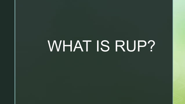 RUP - Rational Unified Process | PPT