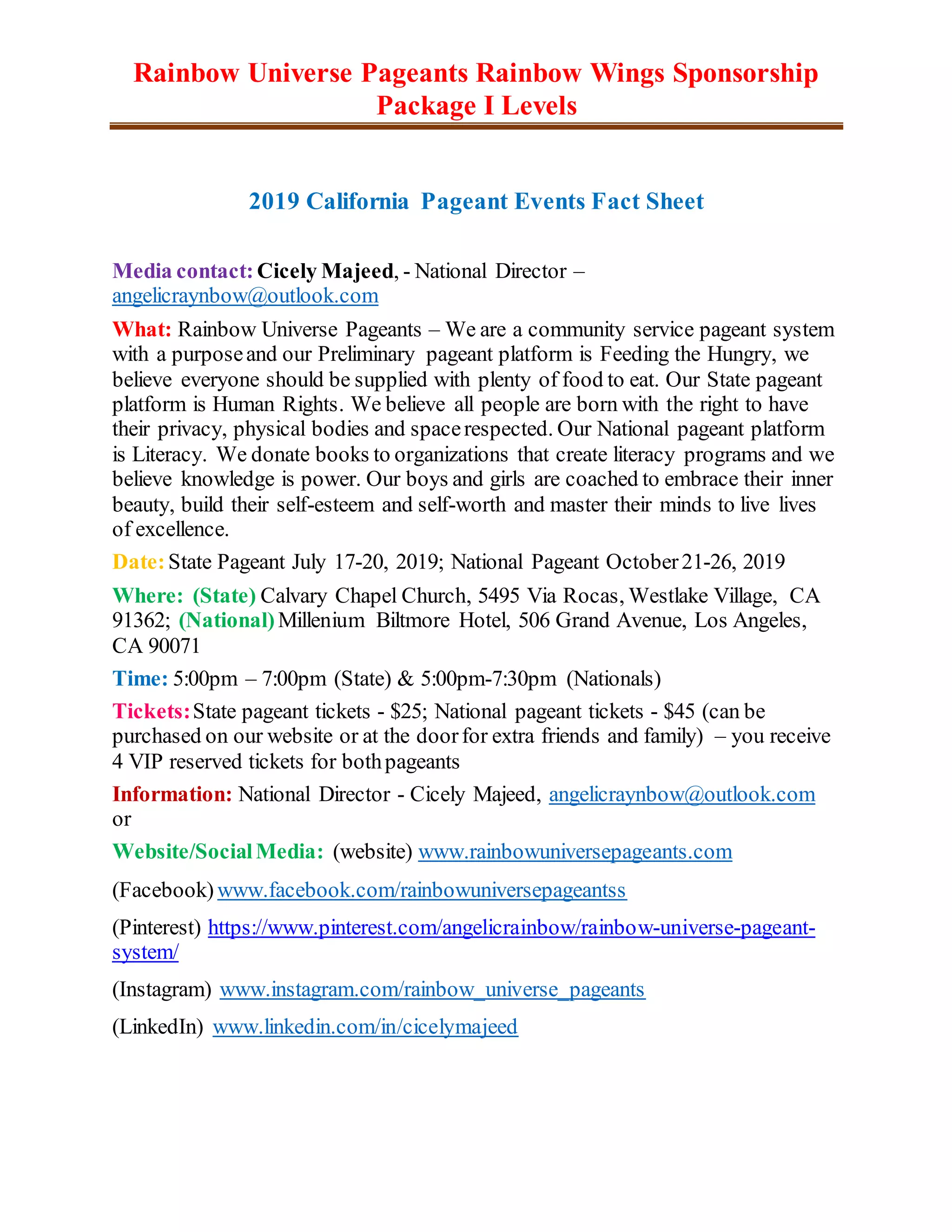 Rup Rainbow Wings Sponsorship Package #1 | DOCX