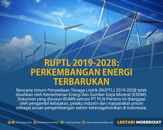 RUPTL 2019-2028: Perkembangan Energi Terbarukan | PDF