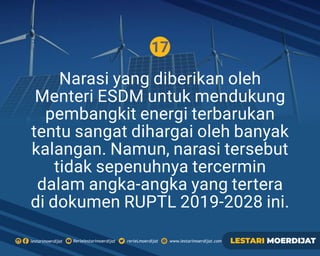 RUPTL 2019-2028: Perkembangan Energi Terbarukan | PDF