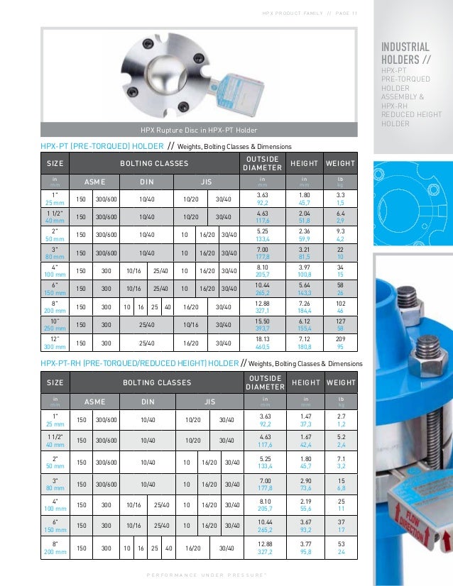 Rupture Disc Products For Industrial Process Safety