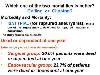 Ruptured brain aneurysm | PPT