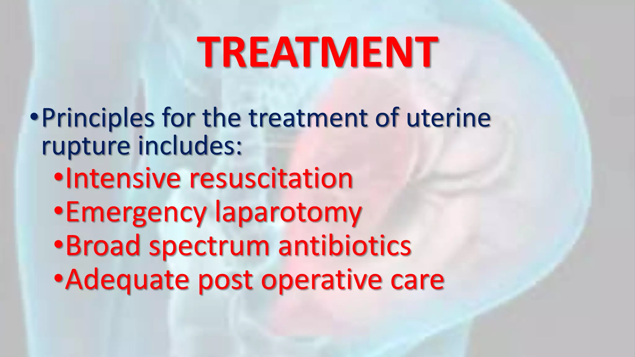 Rupture of the uterus | PPTX