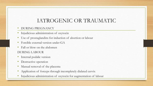 Rupture of the uterus.pptx | Pregnancy | Reproductive Health