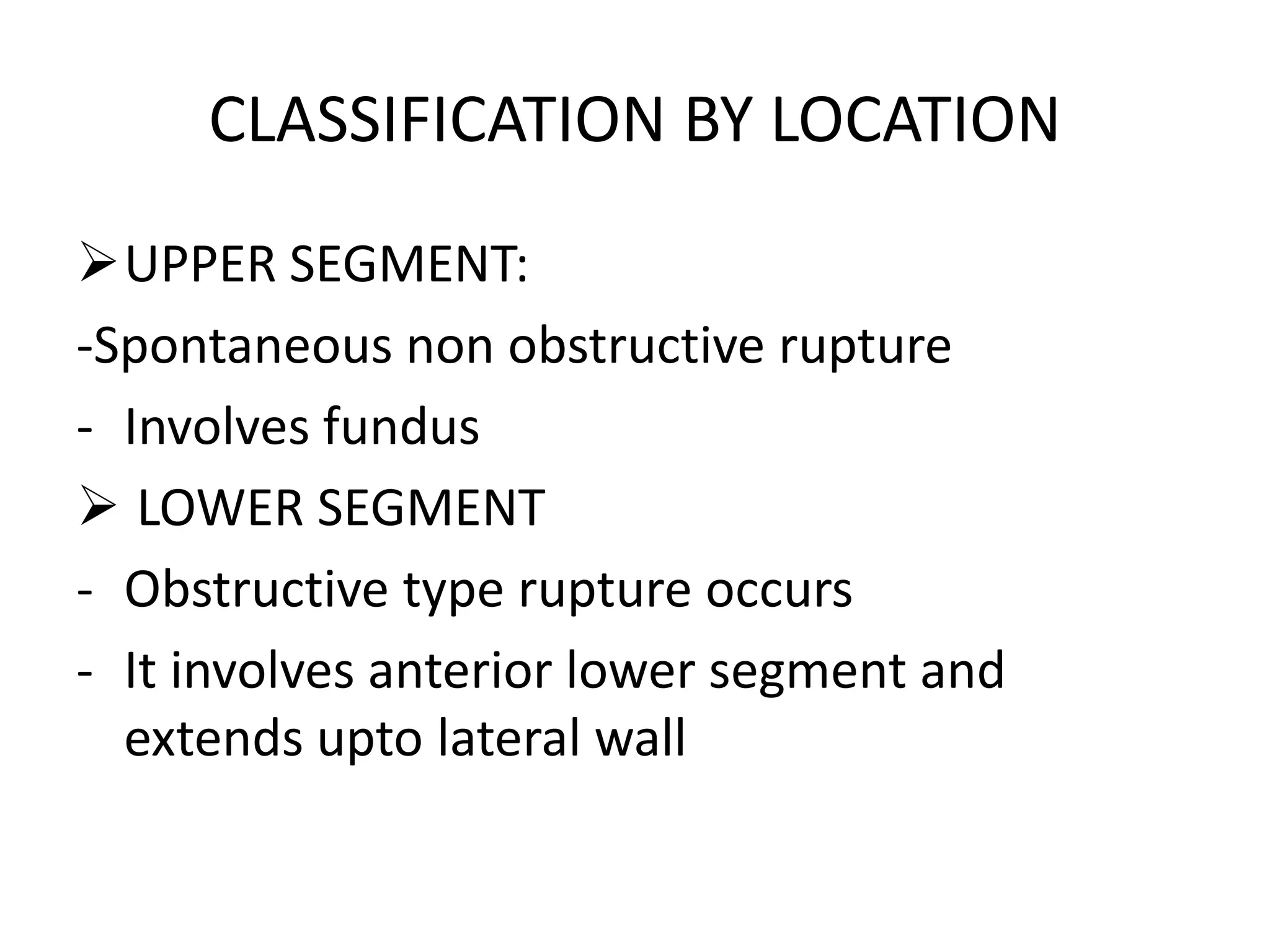 Rupture of uterus | PPTX