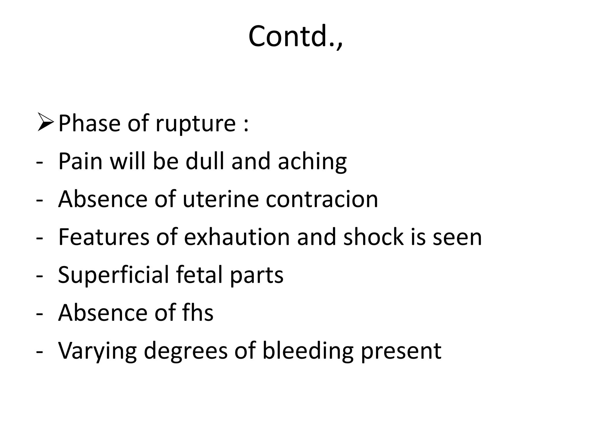 Rupture of uterus | PPTX