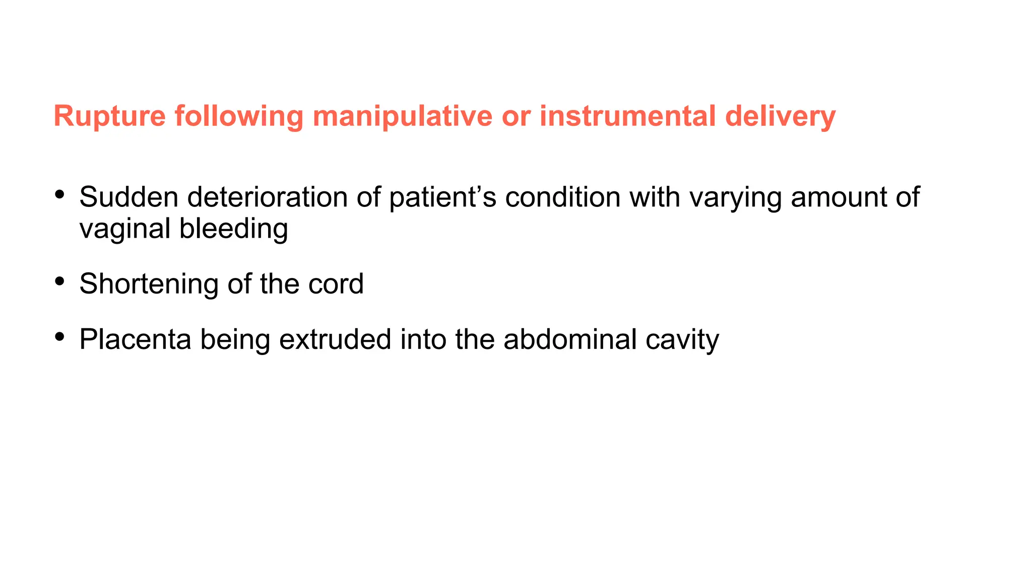 Rupture of uterus gynaecology presentation | PPTX