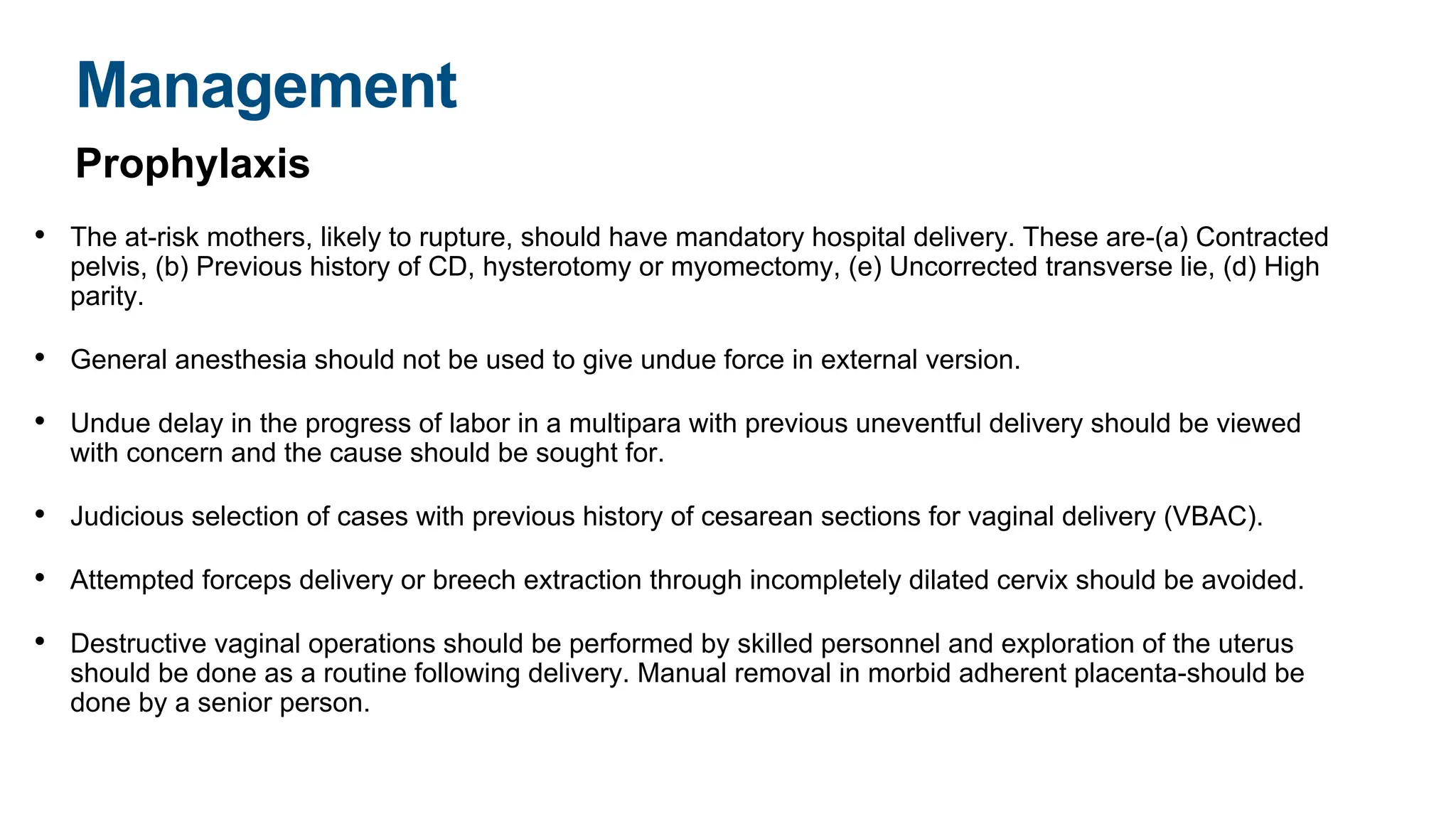 Rupture of uterus gynaecology presentation | PPTX