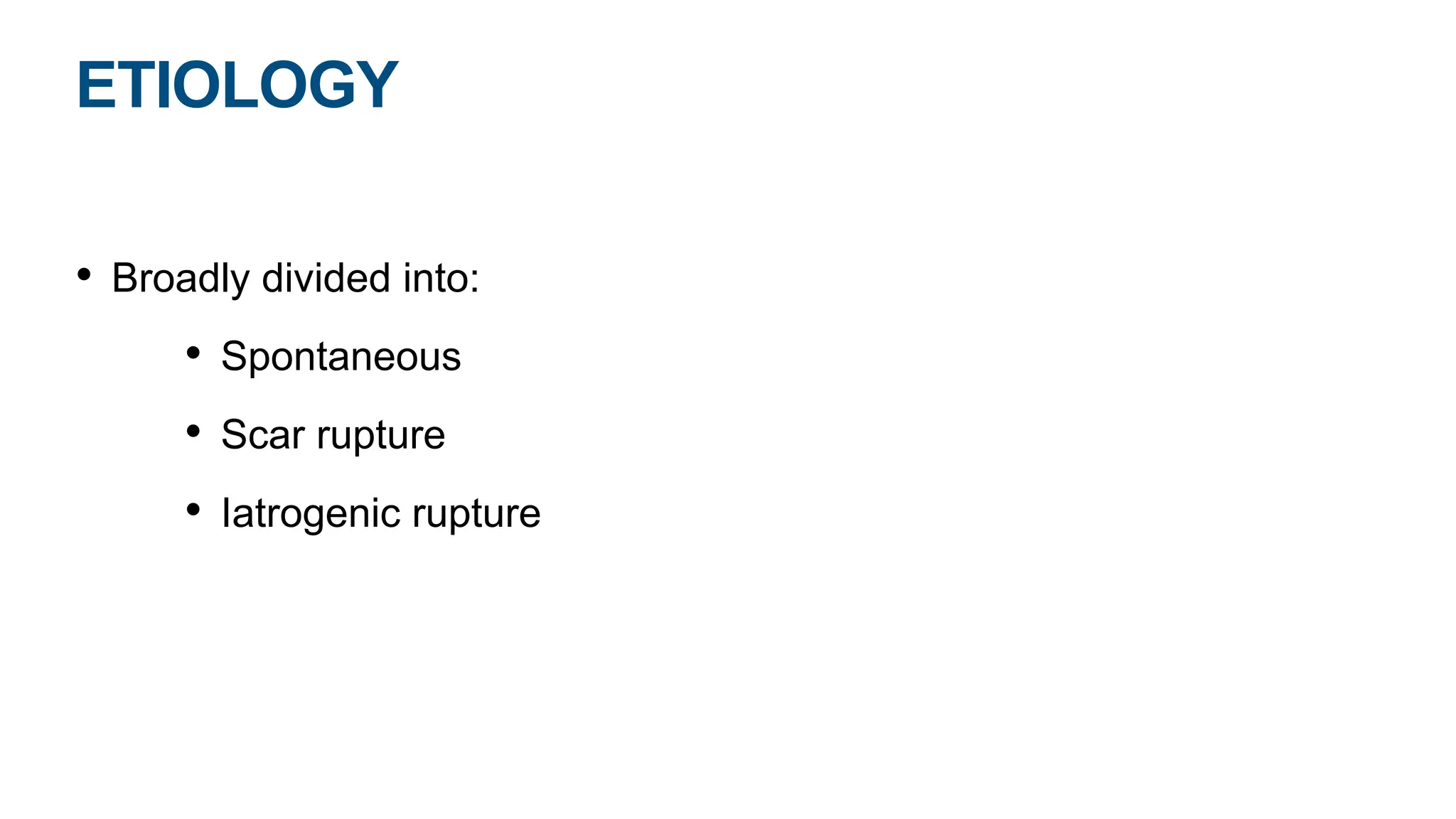 Rupture of uterus gynaecology presentation | PPTX
