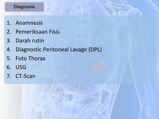 Ruptur esofagus&trauma hepar | PPTX