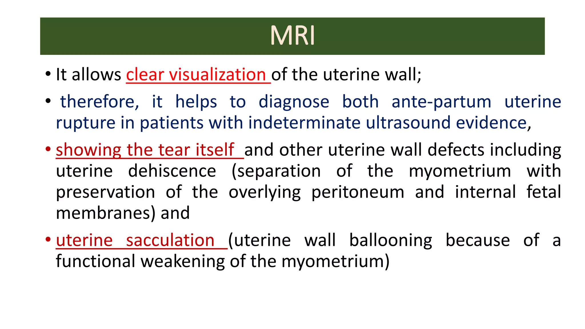 Rupture uterus | PPTX