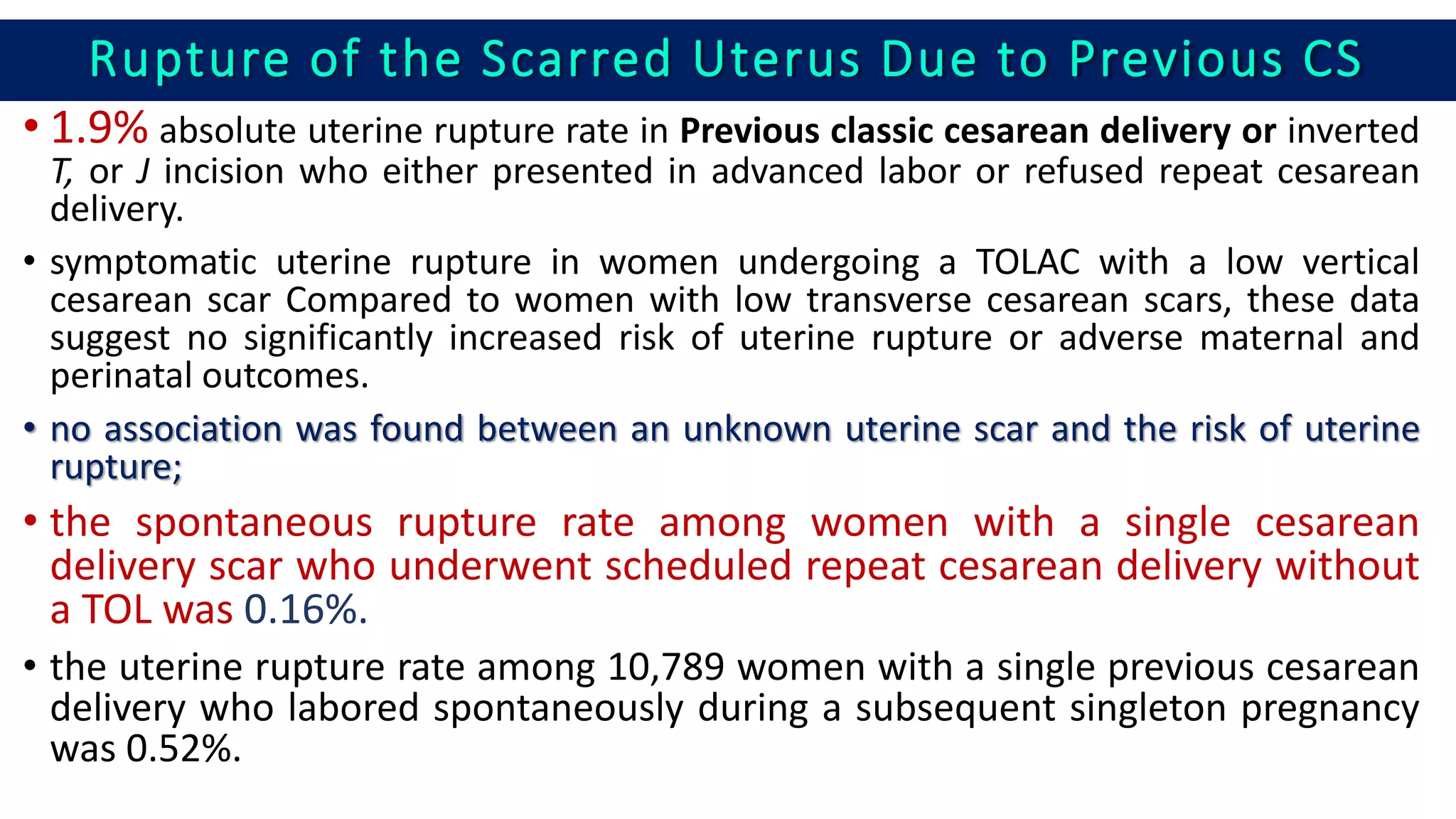 Rupture uterus | PPTX