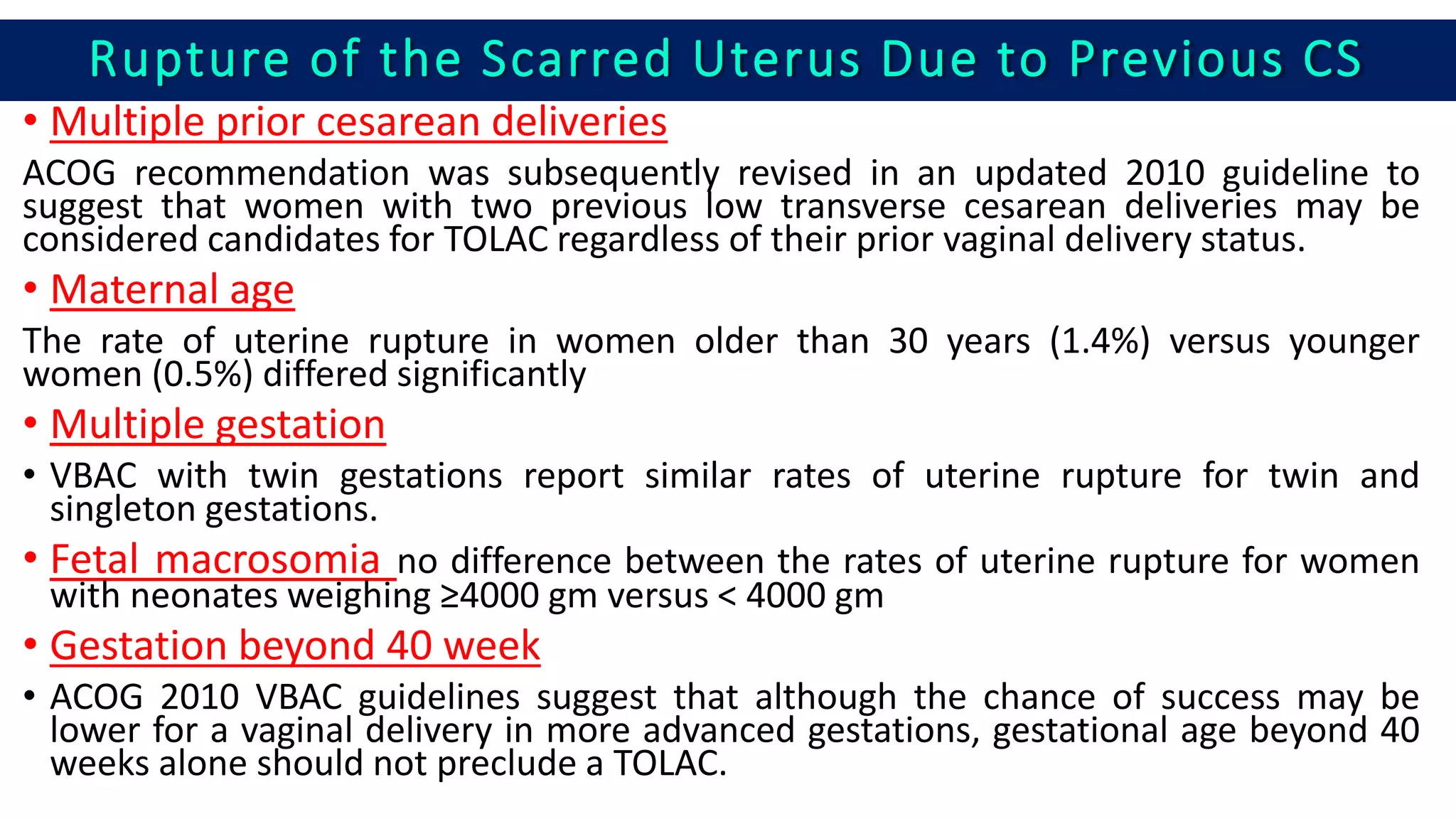 Rupture uterus | PPTX