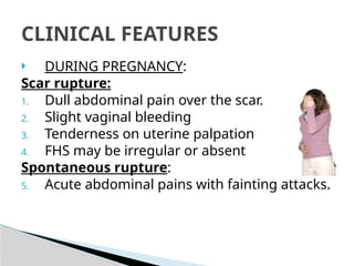 rupture of uterus and nursing management | PPTX