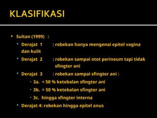 Ruptur Perineum grading serta penatalaksanaannya.ppt