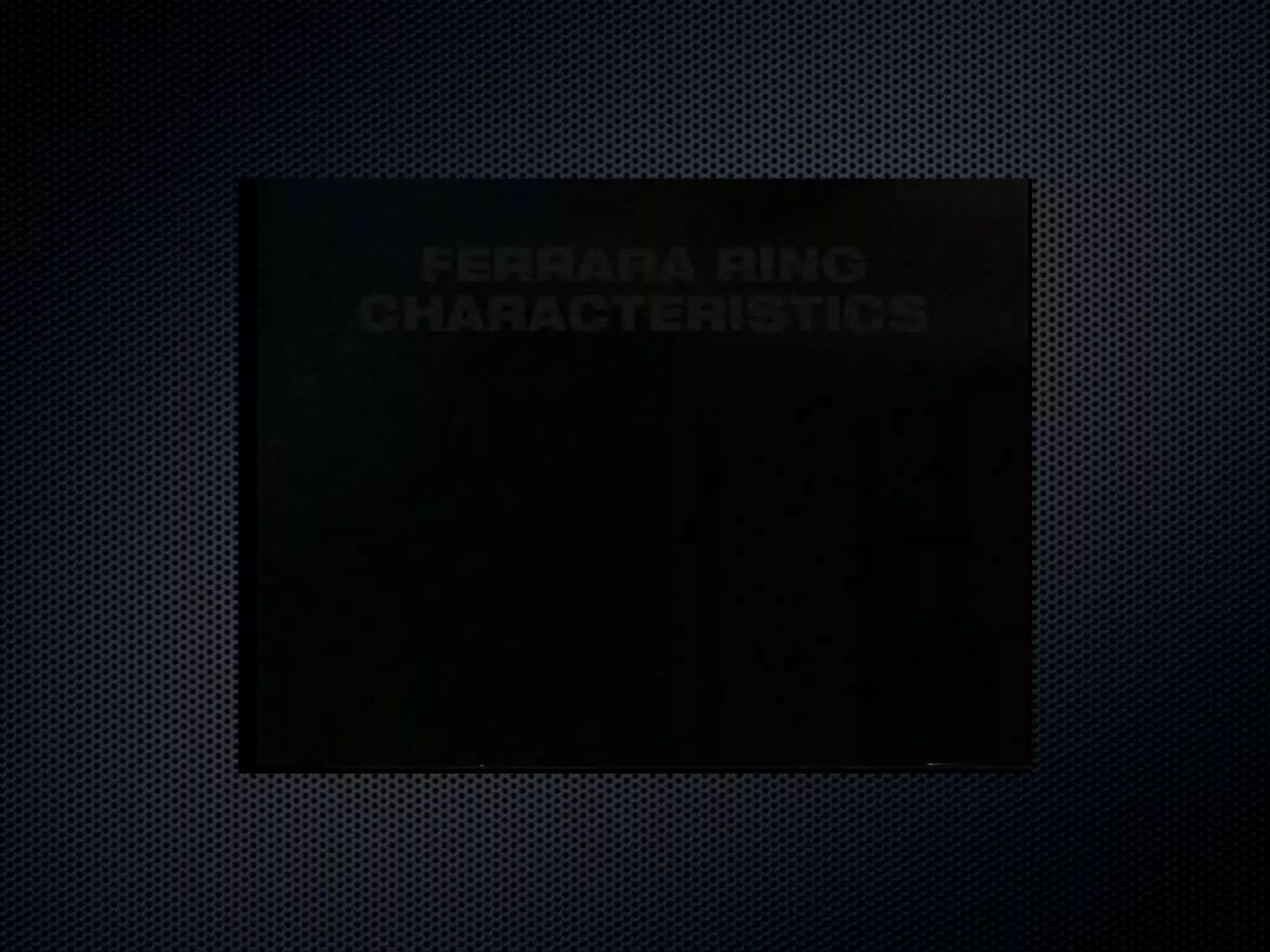 Ferrara Ring - 1st Red Sea Ophthalmology Symposium | PPTX