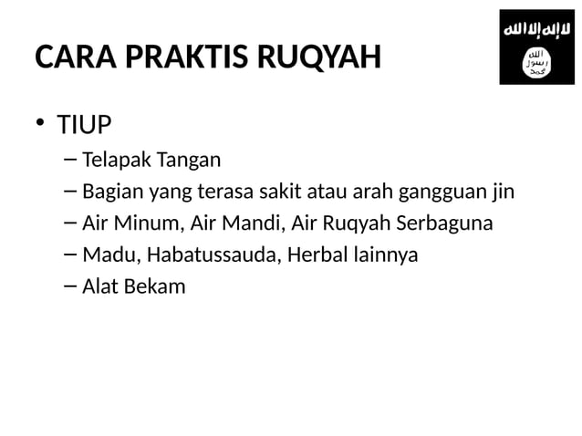 RUQYAH SYAR’IYYAH PRAKTIS untuk umum.pptx