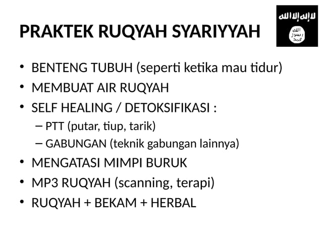 RUQYAH SYAR’IYYAH PRAKTIS untuk umum.pptx