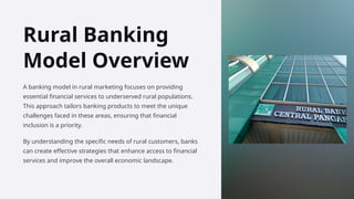 Rural-Banking-Model-Overview of agribusiness | PPT
