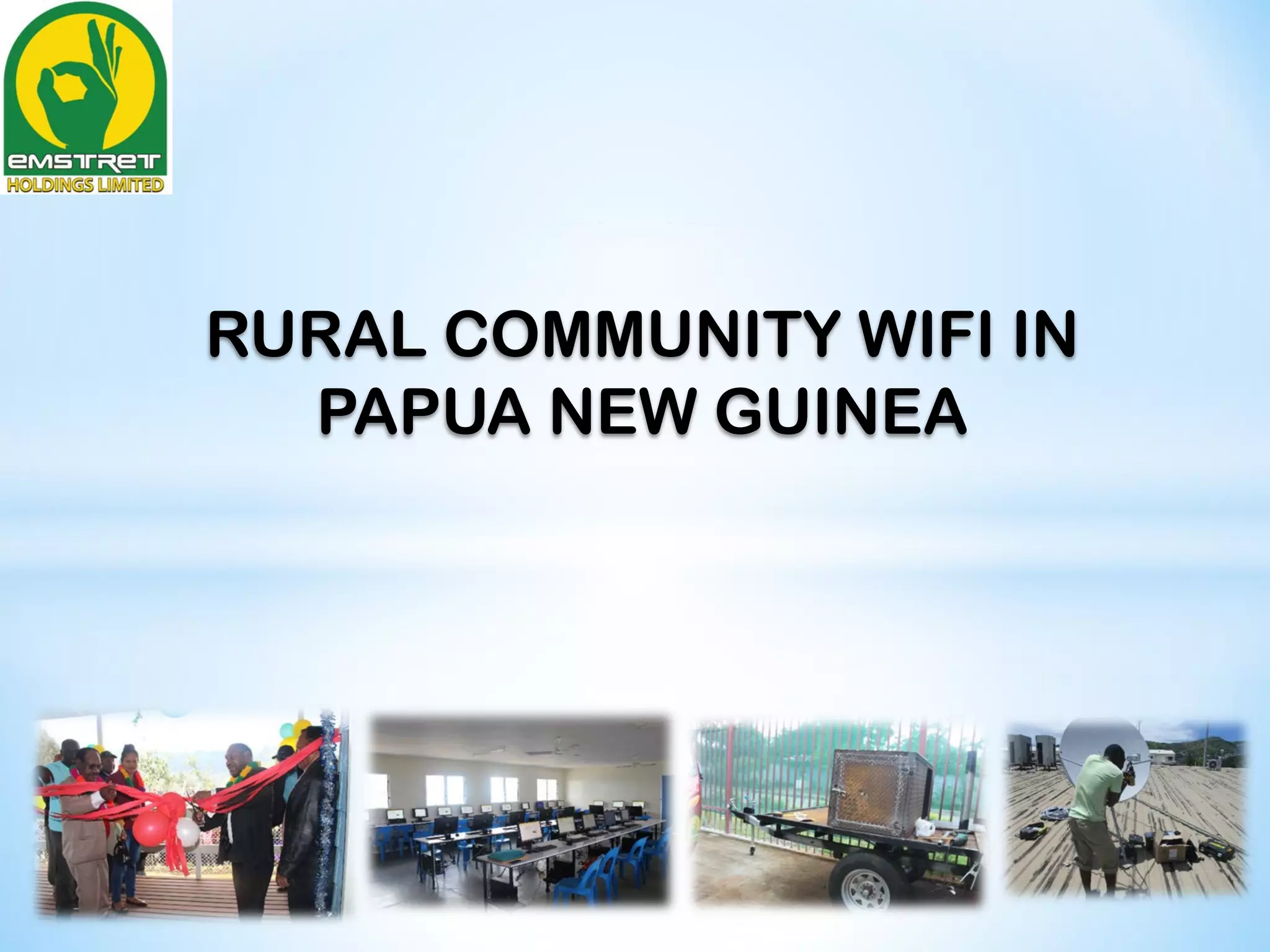 Rural community wifi in PNG | PPT