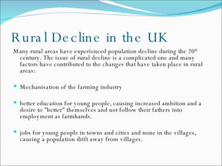 Rural Decline[1][1][1] | PPT