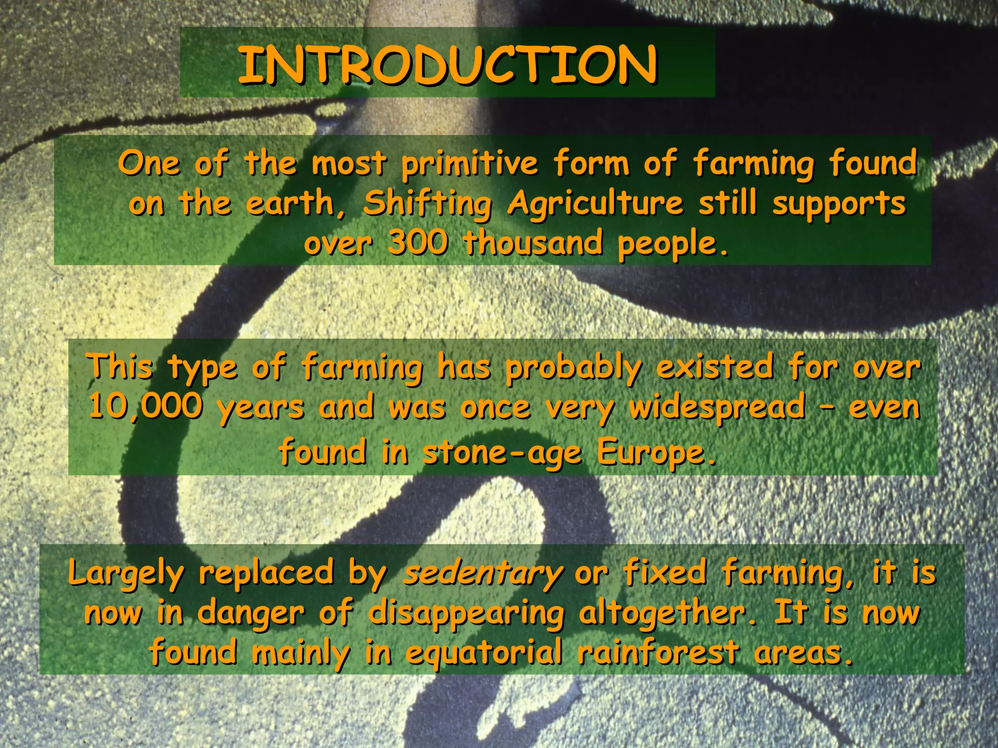 Rural shifting cultivation | PPT